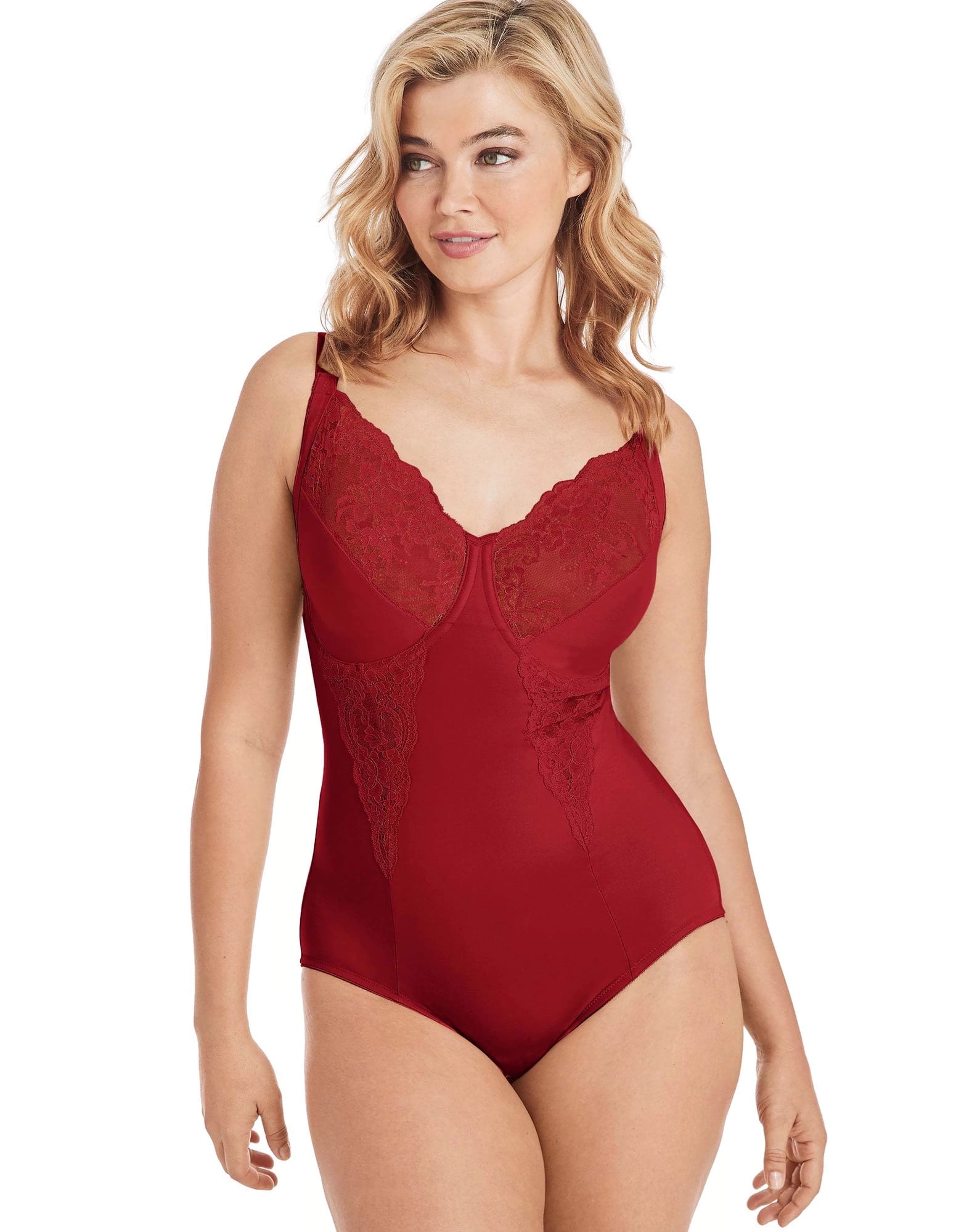 Flexees Womens Pretty Shapewear Embellished Unlined Body Briefer, 42D - Walmart.com