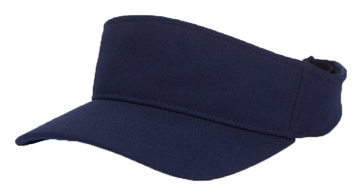 Flexfit 110 Tech Cool And Dry Mini Pique Visor , 8110 , Navy , One Size ...