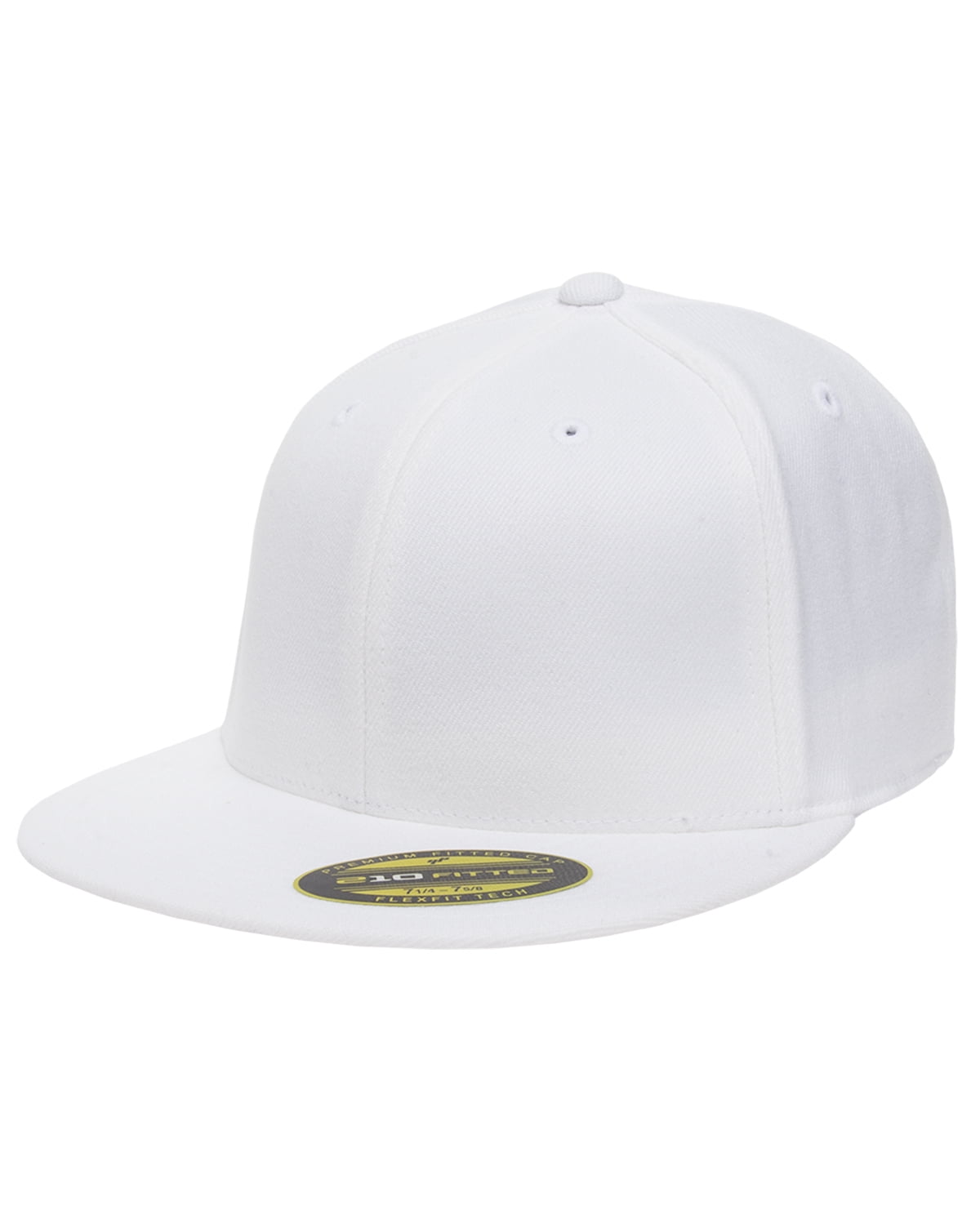 Flexfit 210 Premium Fitted Flat Visor Cap - Walmart.com