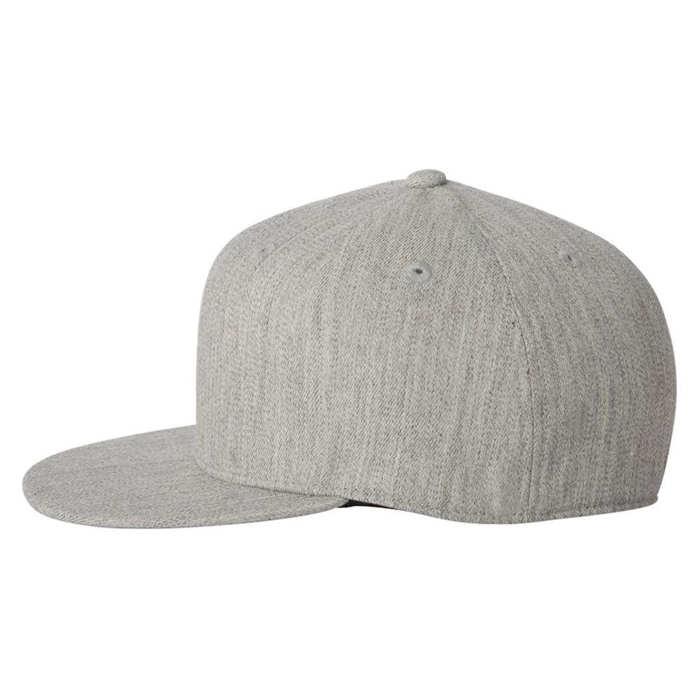 Flexfit 210 Premium Fitted Flat Visor Cap - Walmart.com