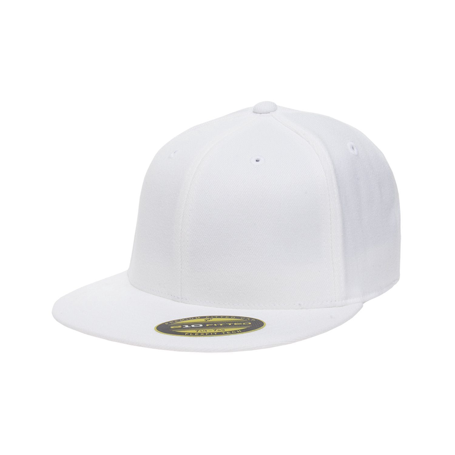 Flexfit 210 Premium Fitted Flat Visor Cap - Walmart.com
