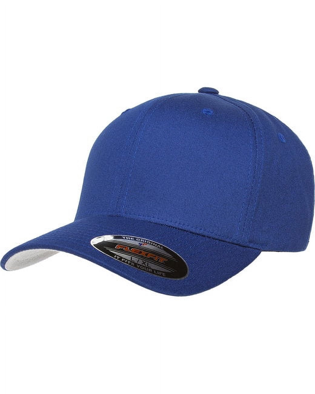 Flexfit Stretch Fit Hat - 5001 Adult Value Cotton Twill Cap in Size S/M ...