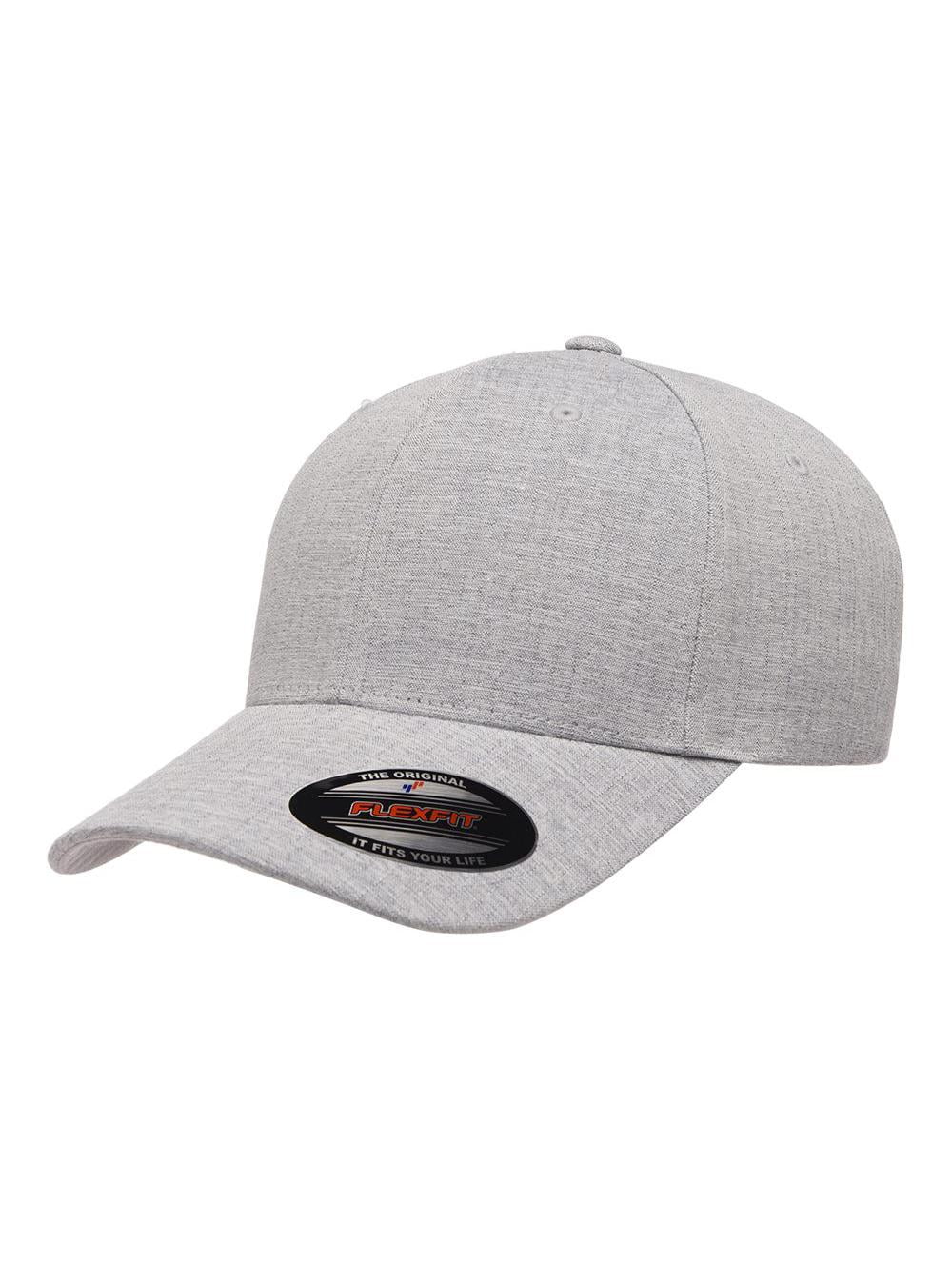 Flexfit 6350 Heatherlight M??lange Cap - Silver - Walmart.com
