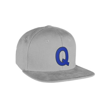 Daxton Classic Snapback Hat Old English Font Alphabet A to Z Flat Bill ...