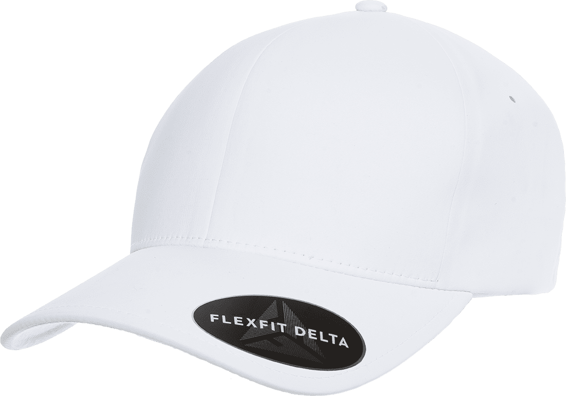 Flexfit Delta Premium Cap , 180 , White , Small/Medium - Walmart.com