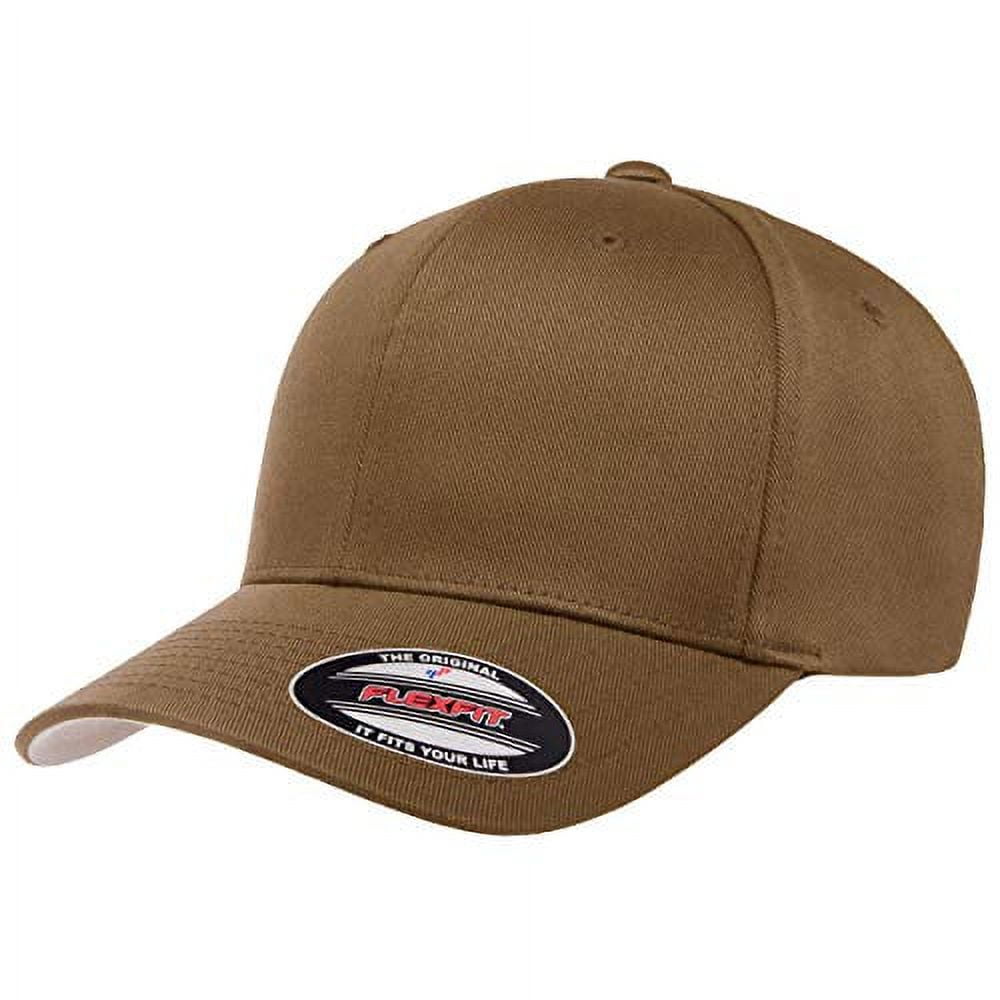 Flexfit Men's Athletic Baseball Fitted Cap, Coyote Brown, S/M - Walmart.com