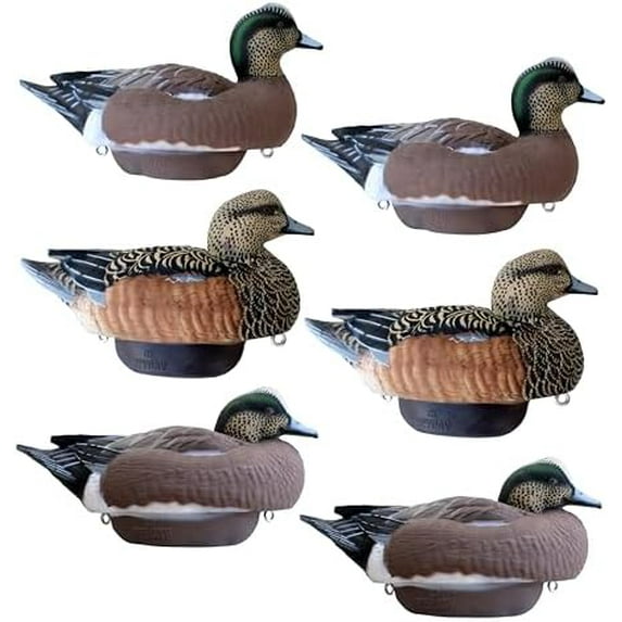 Flexfloat Wigeon Duck Decoys by Heyday – Ultra-Light 100% HydroFoam ...