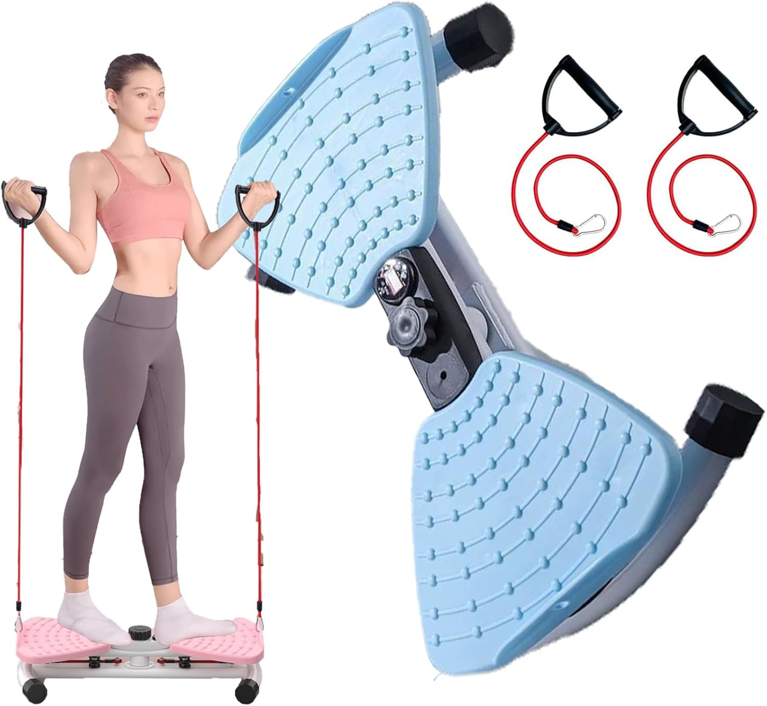 Flexforge Pilates Twister, Waist Twister Machine with Resistance Bands ...