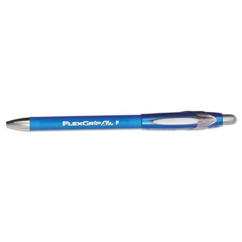Flexgrip Elite Ballpoint Pen, Retractable, Fine 0.8 Mm, Blue Ink, Blue ...