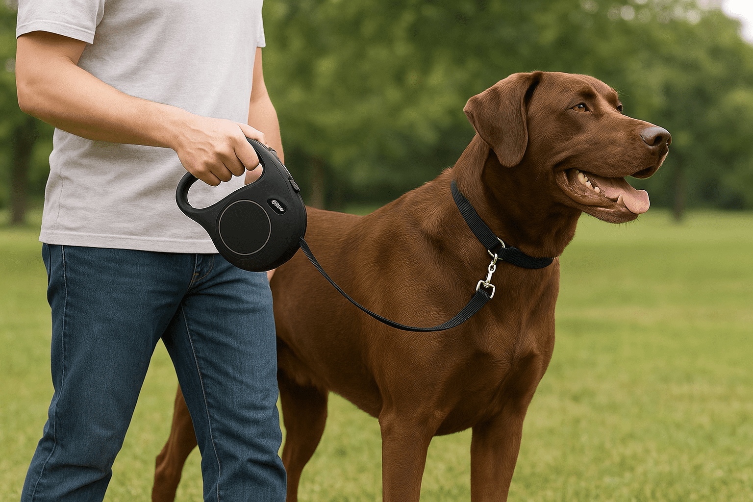 Flexi Retractable Dog Leash, Large Dogs Up to 110 lbs, 26 ft Tape ...