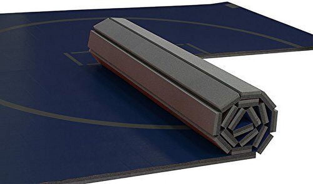 Dollamur Flexi-Connect Home Wrestling Mat, 10'x10', Navy for MMA Gym ...
