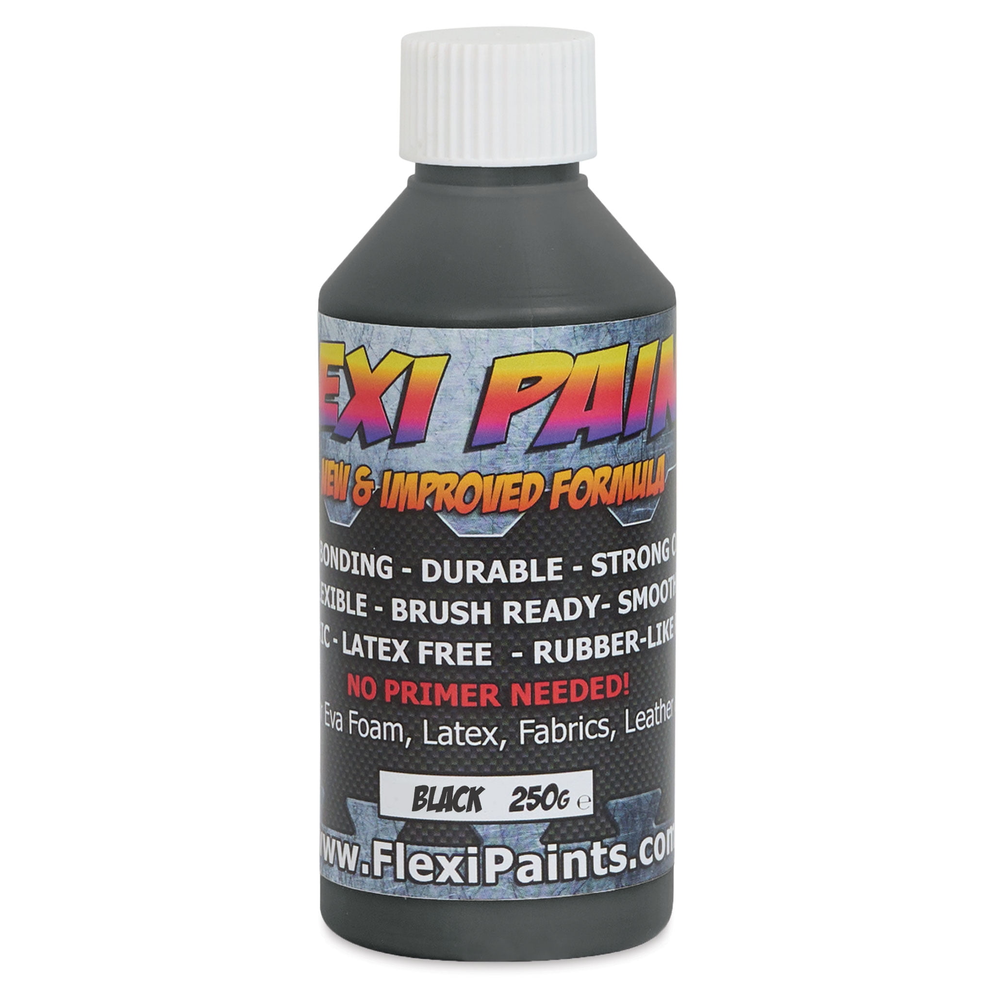Flexi Paint Waterbased Flexible Cosplay Paint - Black, 250 g (0.55 lb ...