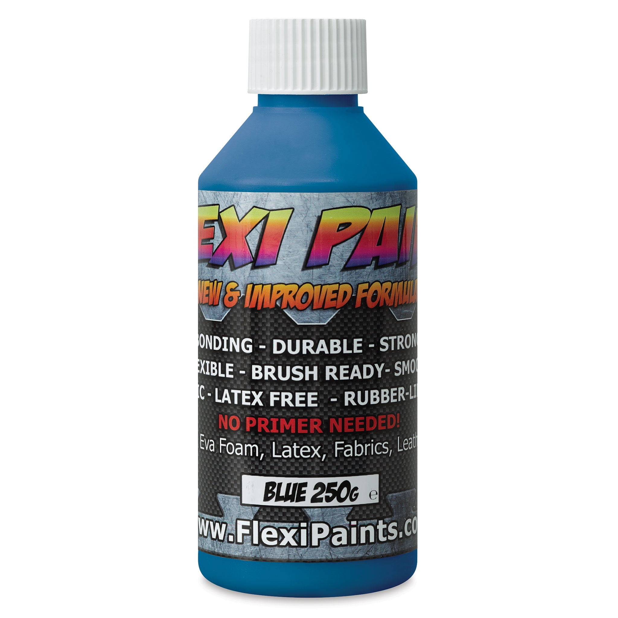 Flexi Paint Waterbased Flexible Cosplay Paint - Blue, 250 g (0.55 lb ...