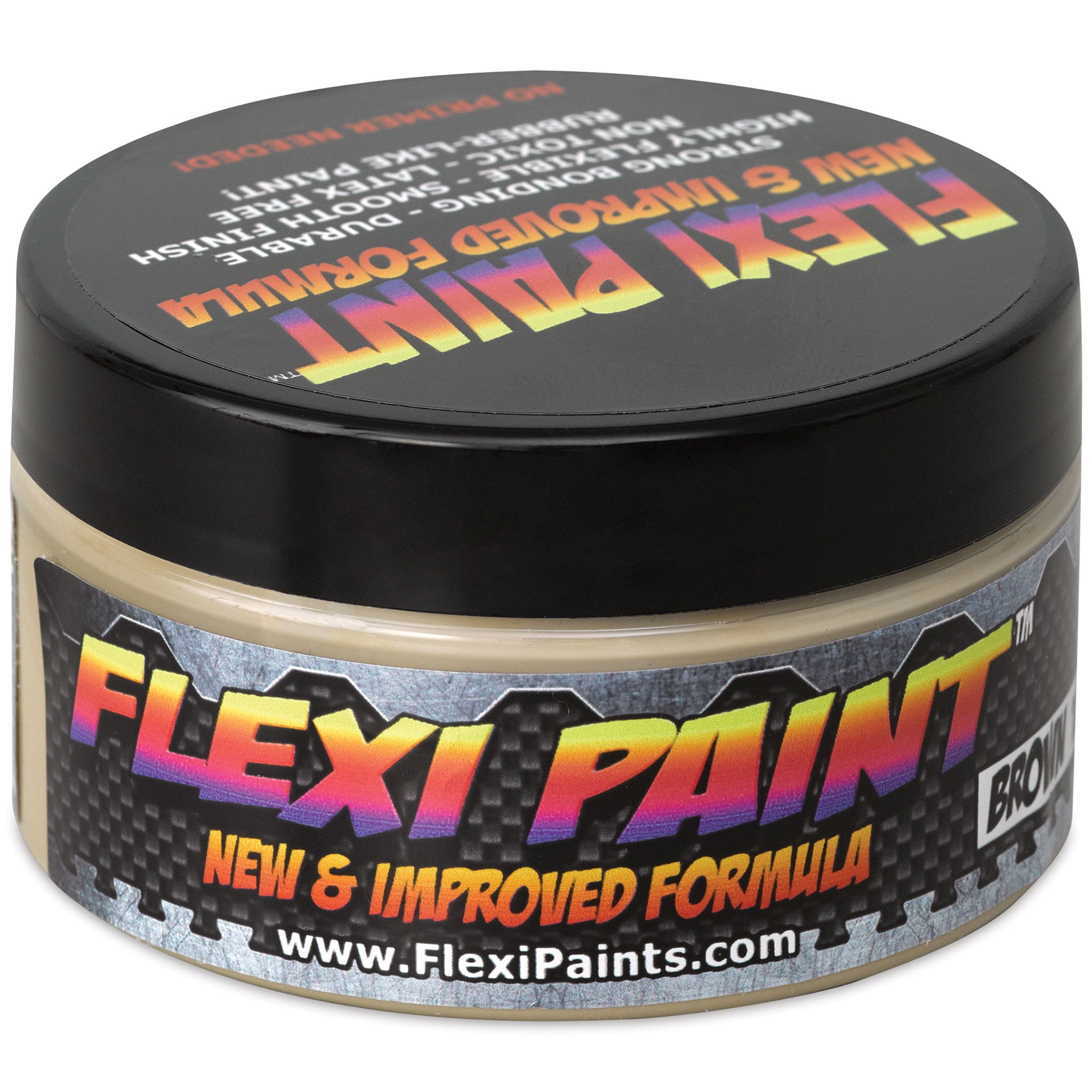 Flexi Paint Waterbased Flexible Cosplay Paint - Brown, 100 g (0.22 lb ...