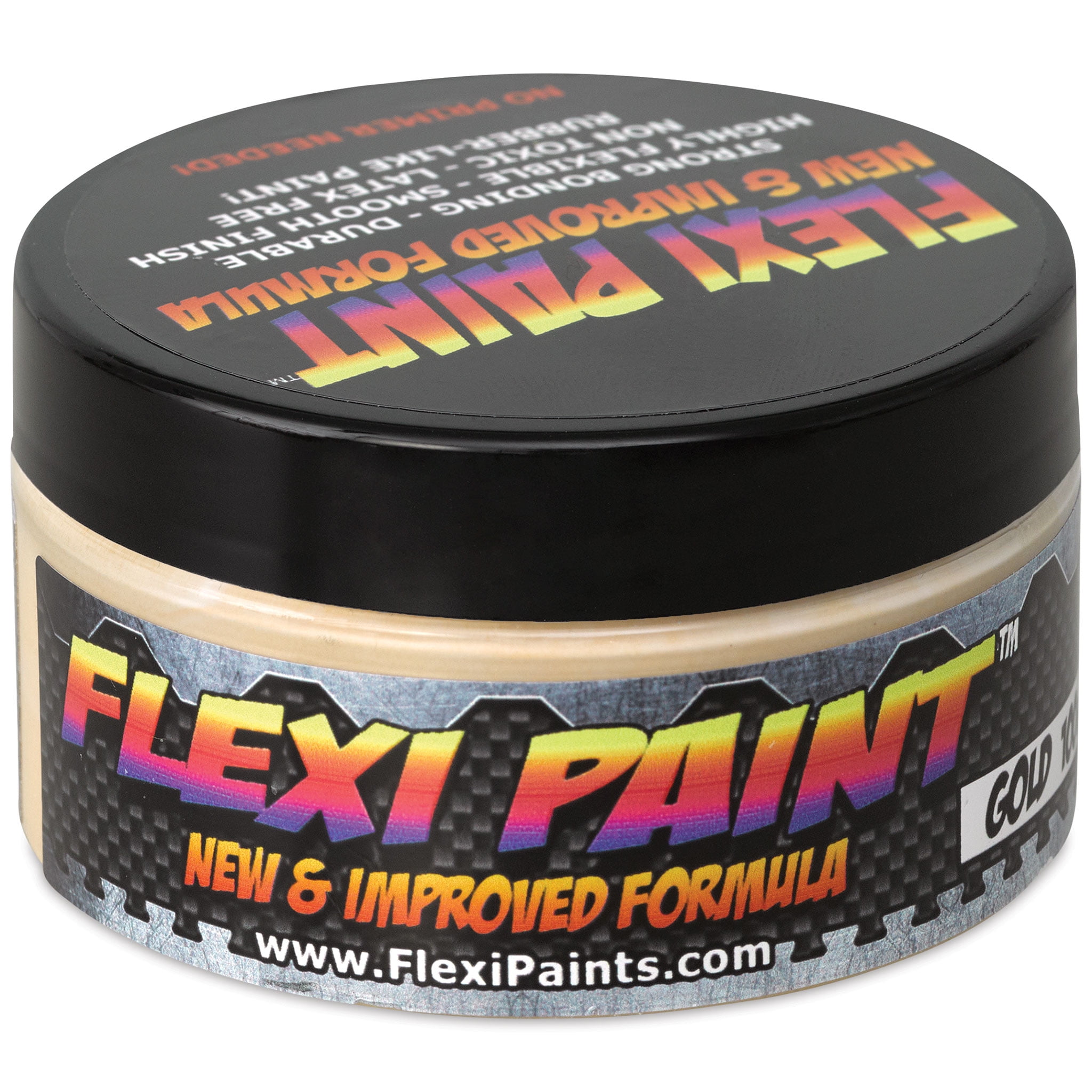 Flexi Paint Waterbased Flexible Cosplay Paint - Metallic Gold, 100 g (0 ...