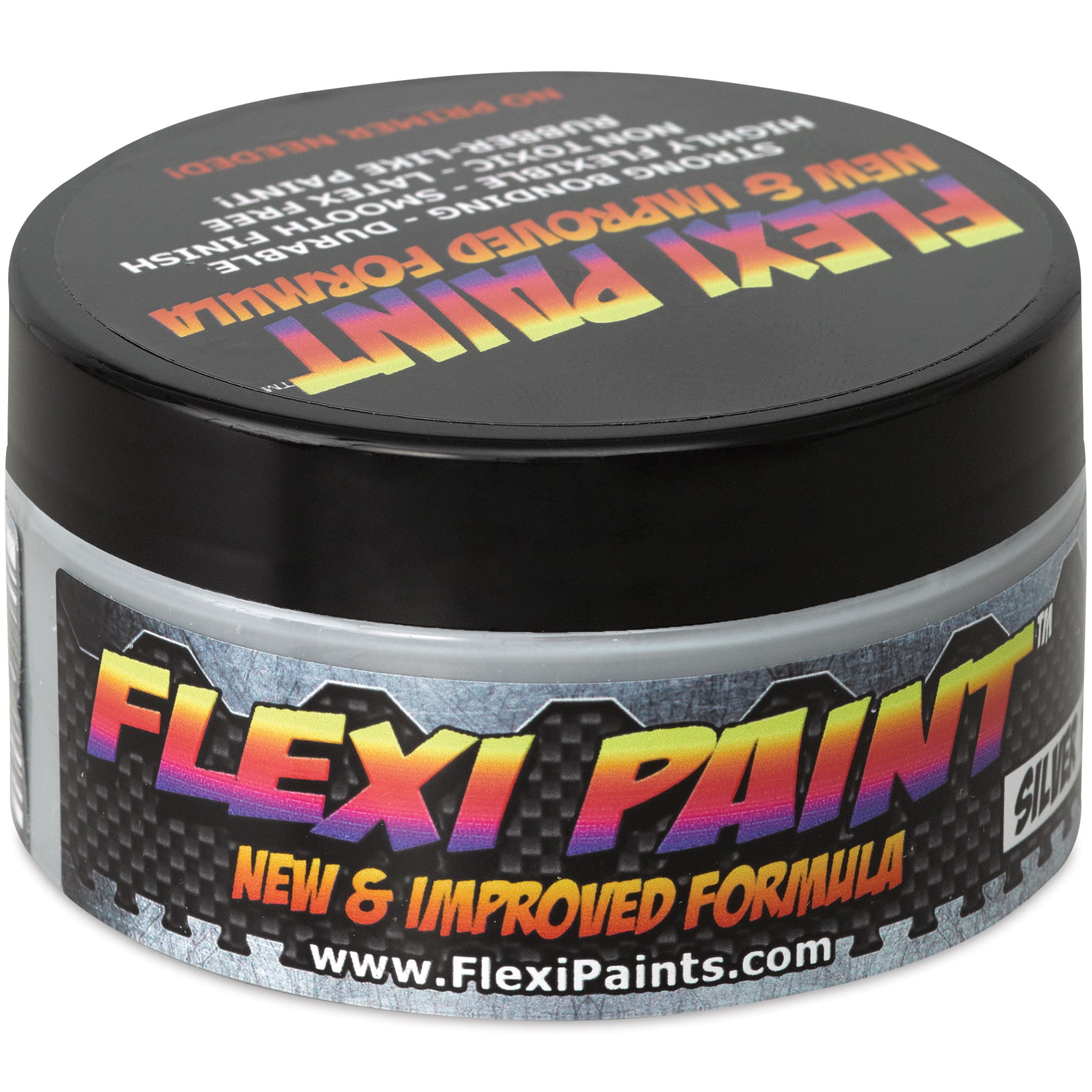 Flexi Paint Waterbased Flexible Cosplay Paint - Metallic Silver, 100 g ...