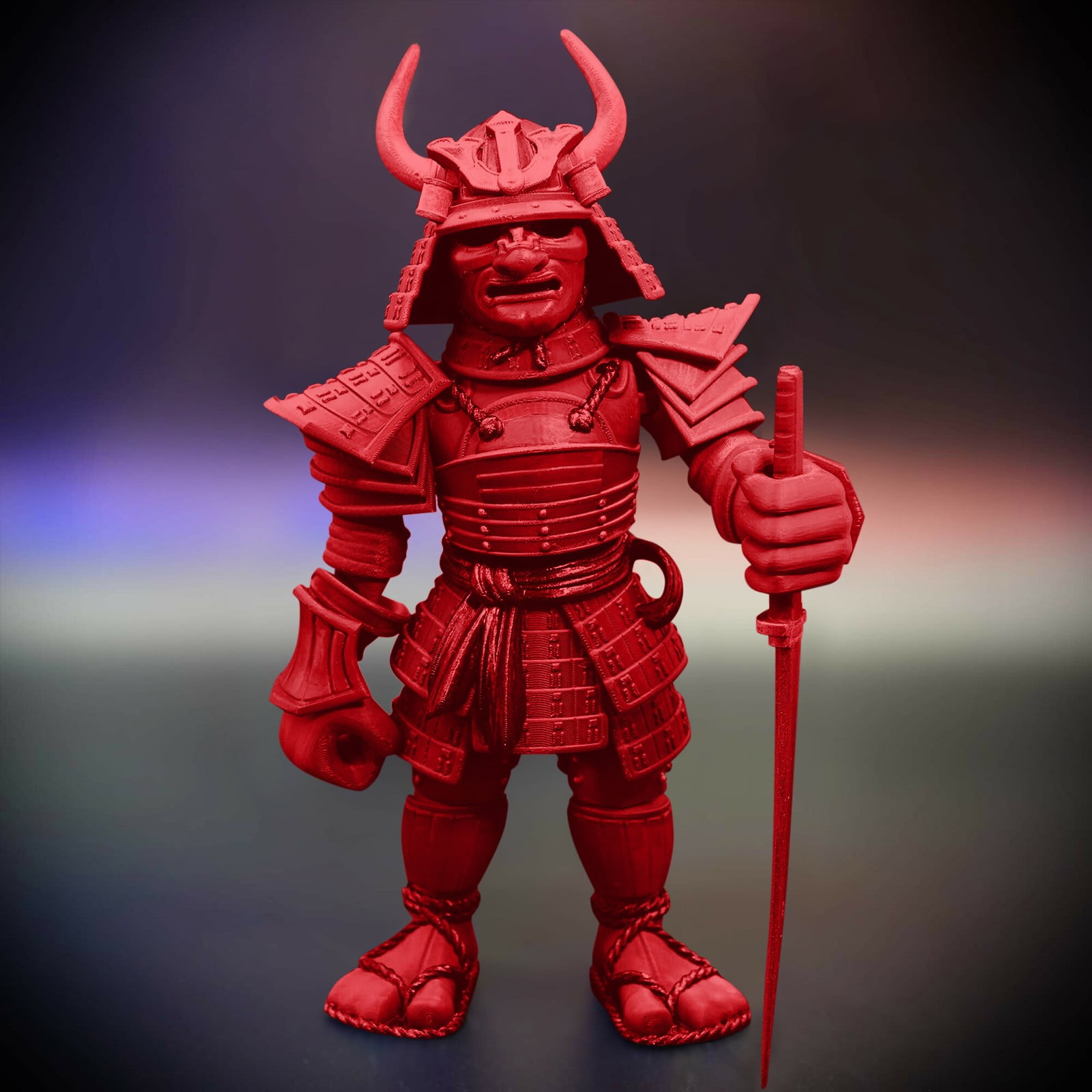 Flexi Samurai with Sword 3D Printed Action Figure 丨3D Printed Soldier ...