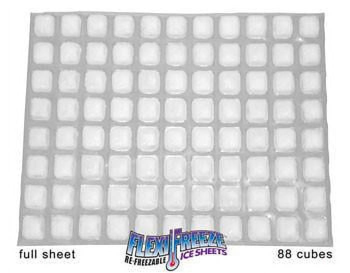FlexiFreeze Refreezable Ice Sheet - 88 cubes (12 pack) - Walmart.com