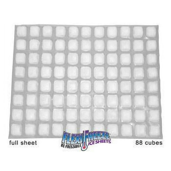 FlexiFreeze Refreezable Ice Sheet - 88 cubes (12 pack) - Walmart.com