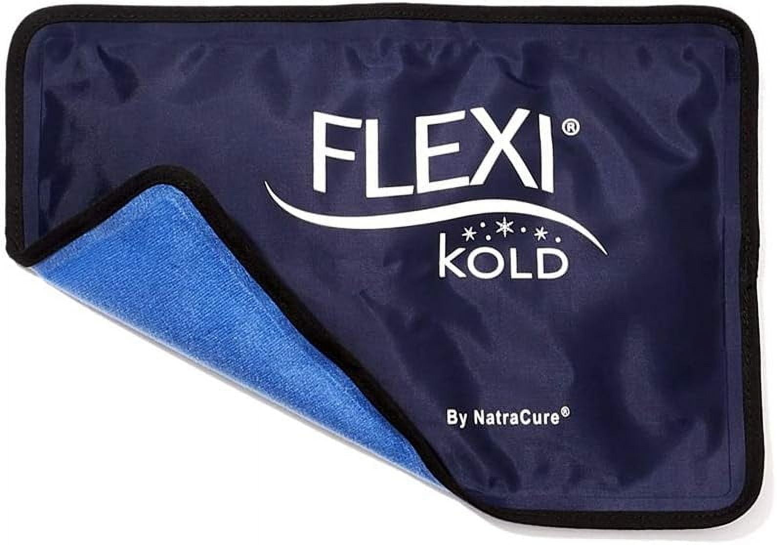 FlexiKold Gel Cold Pack w/ Straps (Half Size: 7.5" x 11.5") - Reusable ...