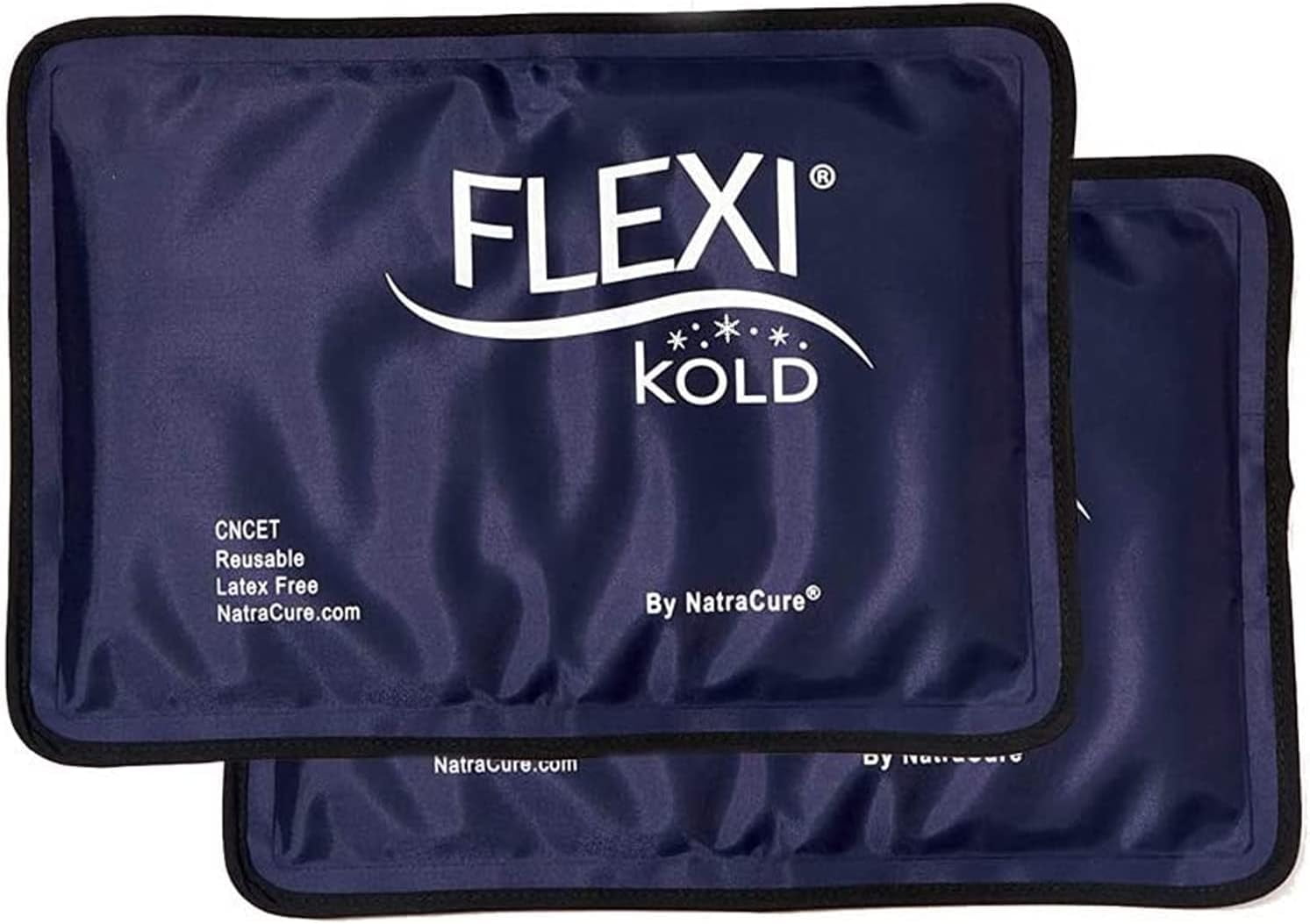 FlexiKold Gel Ice Pack (Half Size: 7.5" x 11.5") - Two (2) Reusable ...