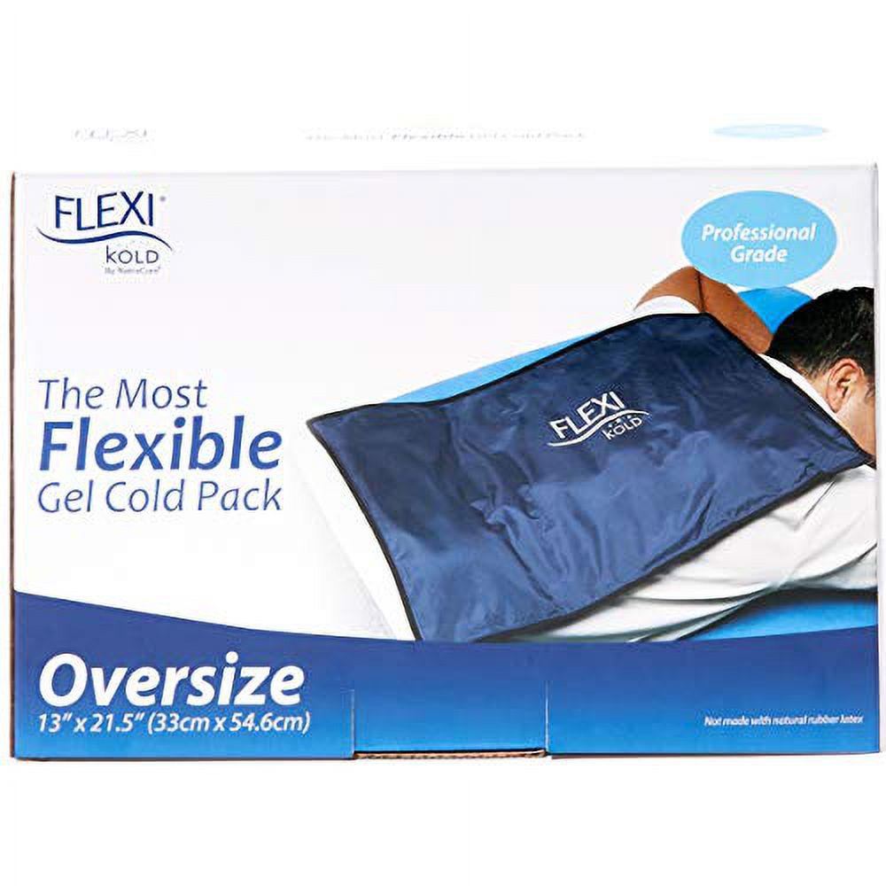 FlexiKold Gel Soft Flexible Ice Packs for Injuries - Reusable Freezer ...