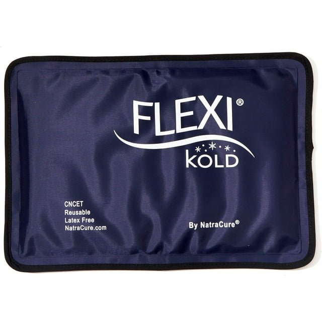 FlexiKold Gel Ice Packs - Reusable Medium Cold Compress for Face, Hip ...