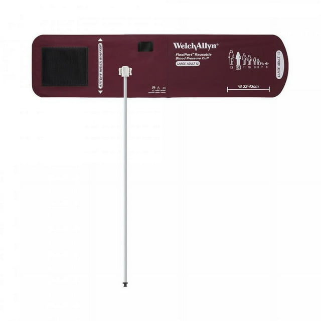 FlexiPort Blood Pressure Cuff, Adult Arm Size 12, 32 - 43 cm, Nylon ...