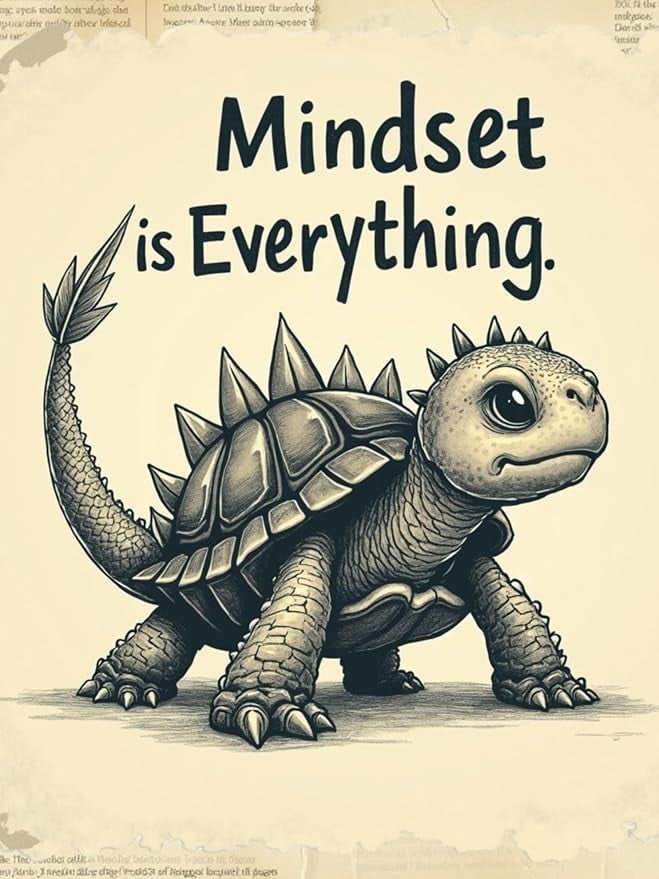 FlexiPrints - 12x16 Inches “Mindset is Everything” Wall Art ...