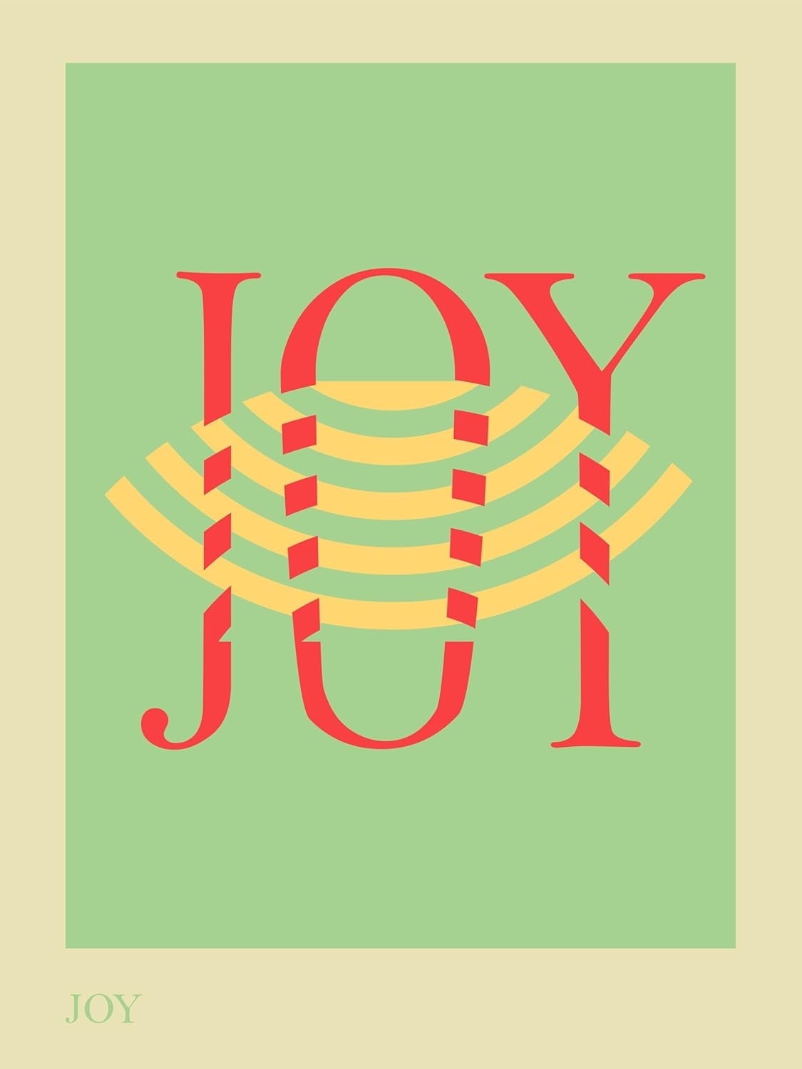 FlexiPrints - 8x10 Inches JOY Motivational Wall Art - Minimalist ...