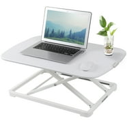 VIVO Black Electric Height Adjustable Corner Desk Riser with Dual ...