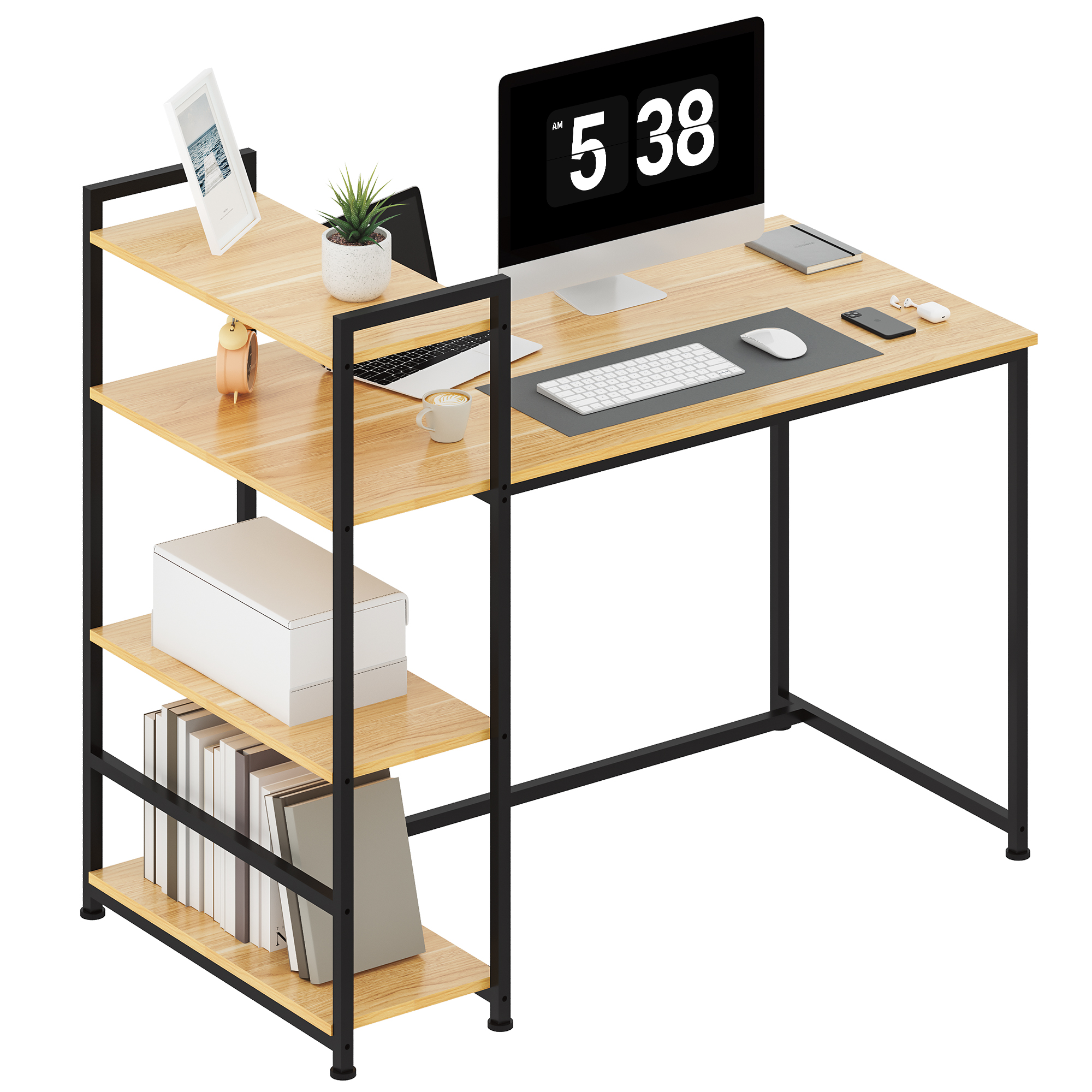 OFM 48" Computer Desk, in Maple (1048-SLV-MPL) - Walmart.com