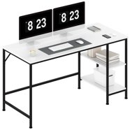 Zimtown Compact Wall Mounted Computer Desk, Small Space with Overhead ...