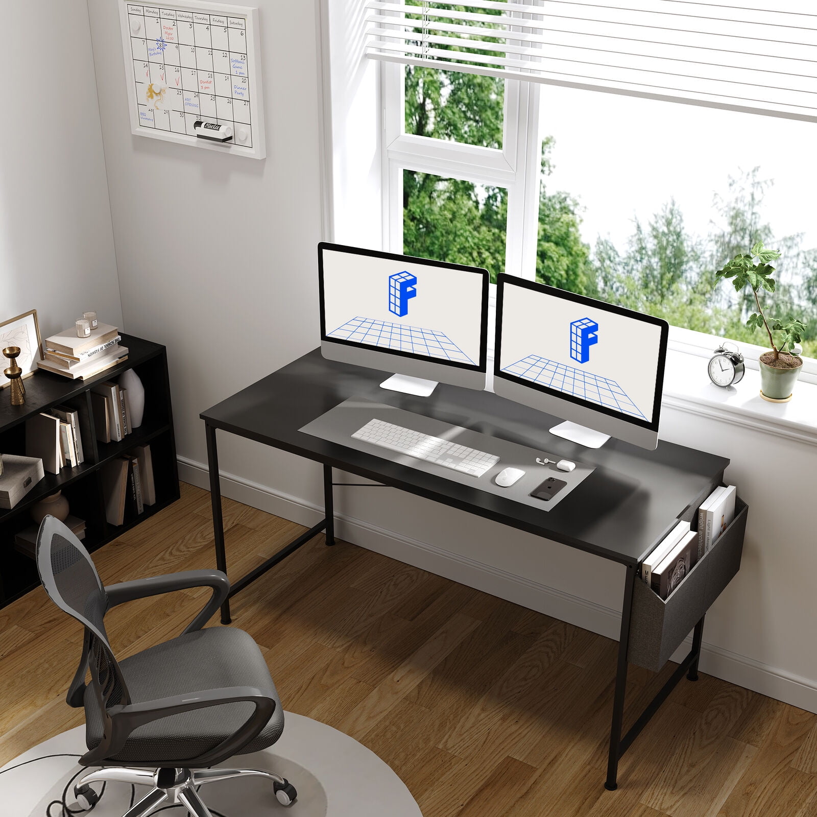 FlexiSpot Computer Desk Office Desk with Storage Bag Home Office Desk ...