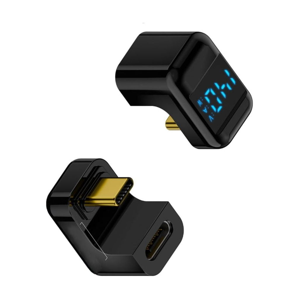 Flexibility 180Degree Type C Adapter Digital Power Display for Heavy ...