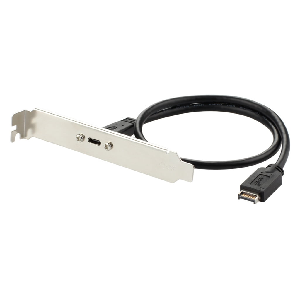 Flexible 0.5M USB Type E To USB C Panel Mount Cable With 10Gbps Speed ...