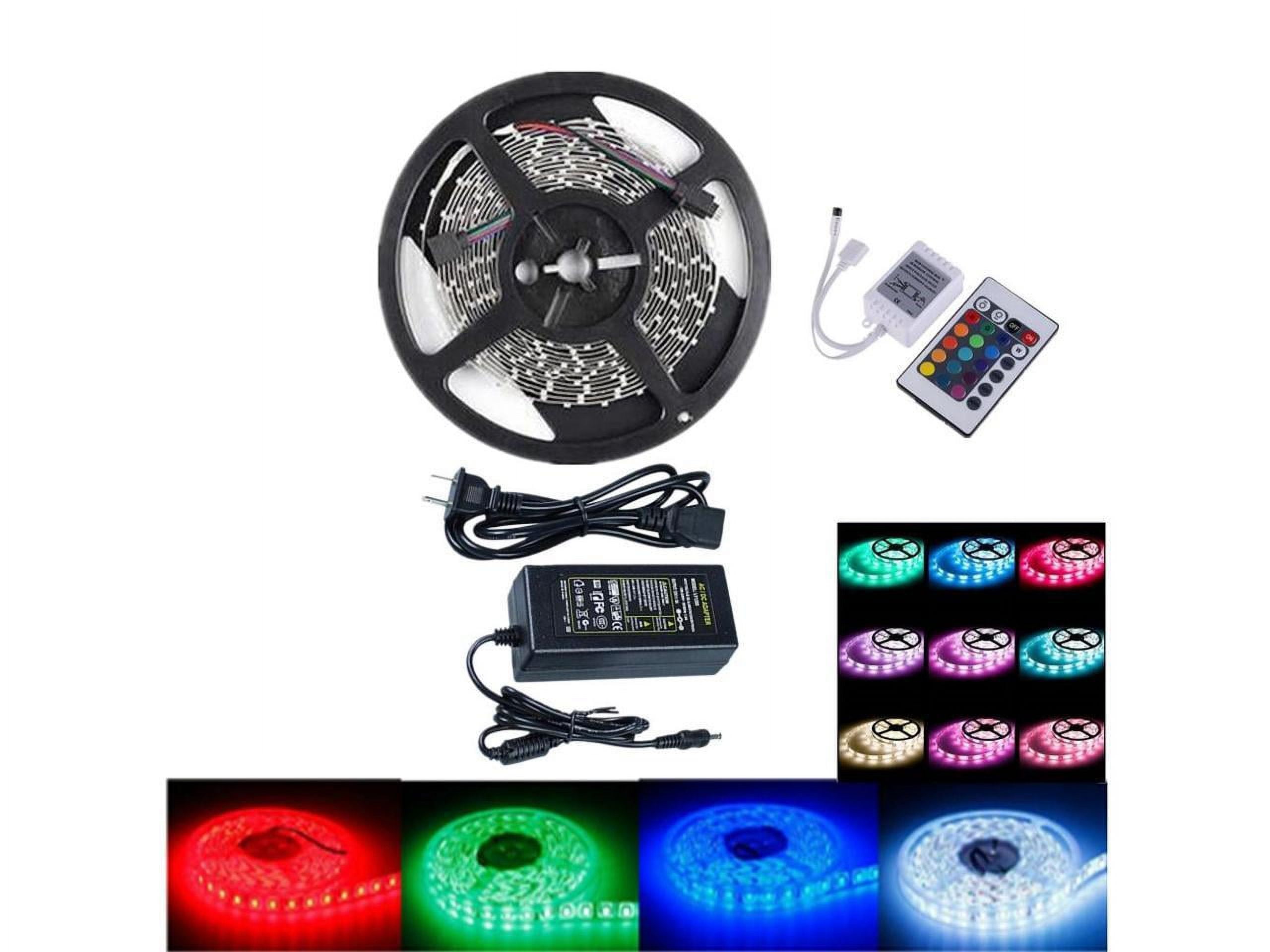 Flexible 12V Light LED Strip IP-44 Ul Listed Power Supply SMD 5050 RGB ...
