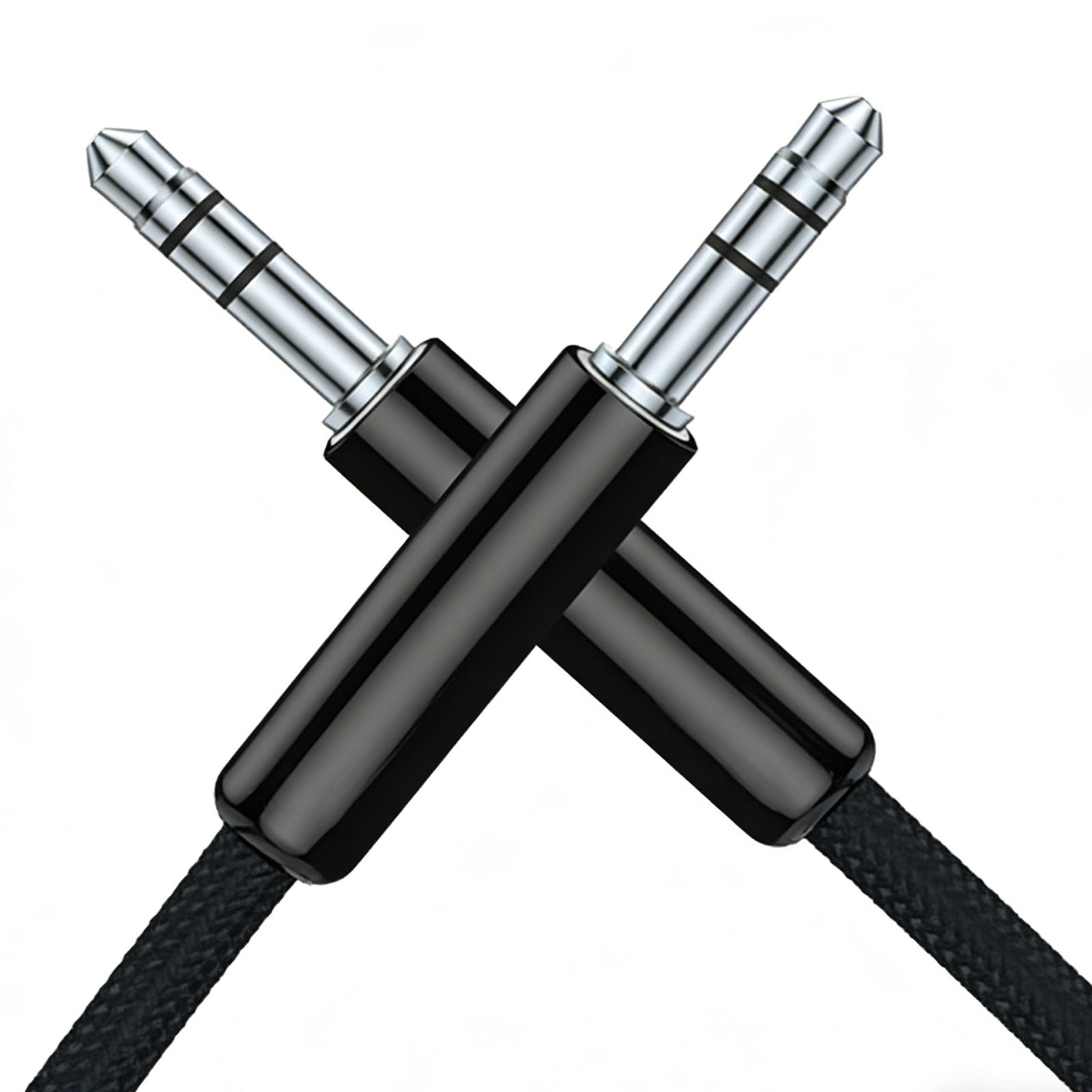 Flexible 3.5mm Male To Male Sound Cord 3-Section Adapter Cable Wire ...