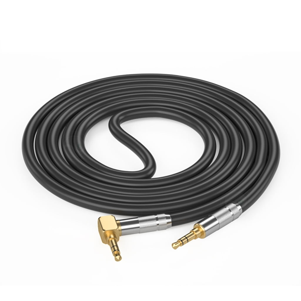 Flexible 3.5mm to 3.5mm Auditory Cable Right Angle Connectors Enhances ...