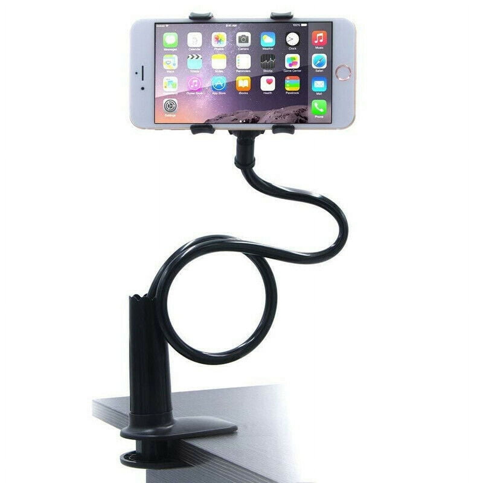 Flexible 360o Lazy Bed Desk Phone Holder & Stands Gooseneck Mount Stand ...
