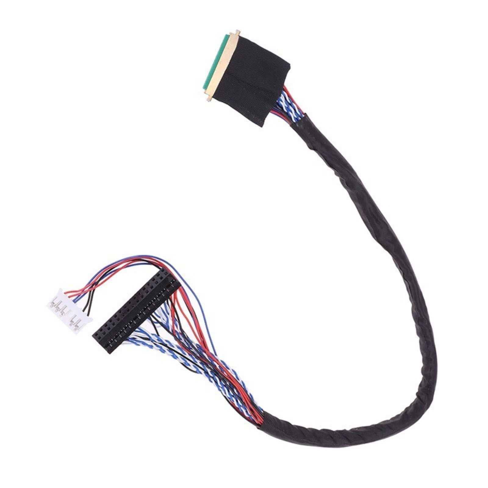 Flexible 40Pin 2Channel LED LCD LVDS Display Cable with Conductors for ...