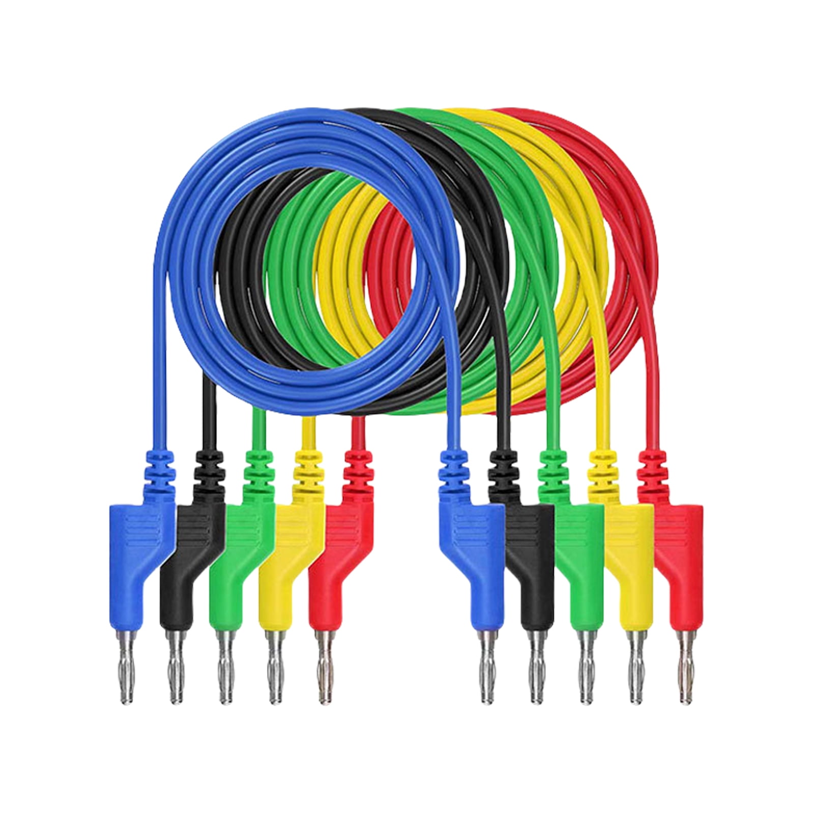 Flexible 4mm Brass Banana Plugs Wire Banana Connector Cables for ...