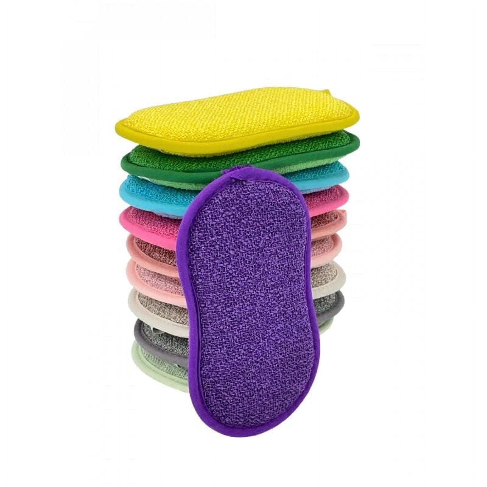 Flexible 8-Shaped Sponge Design, Dual Sided Scrub Sponges, Non ...