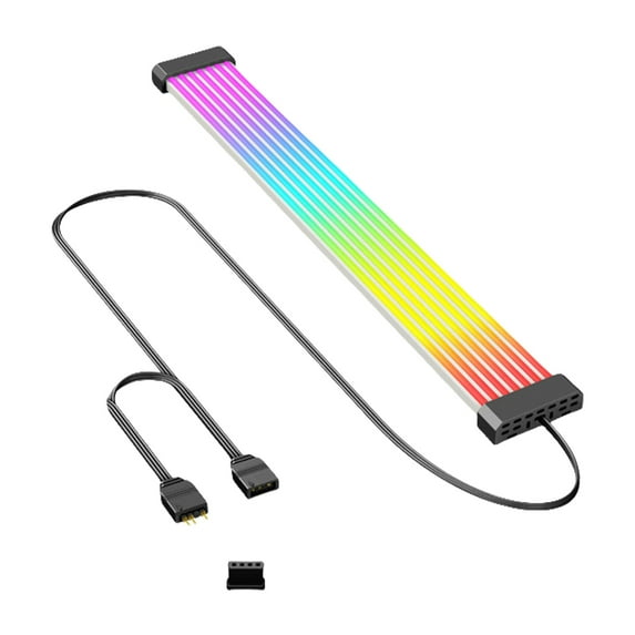 Flexible 8Pin GPU Power Supply Cable ARGB LED Strips For Gaming PC Case ...