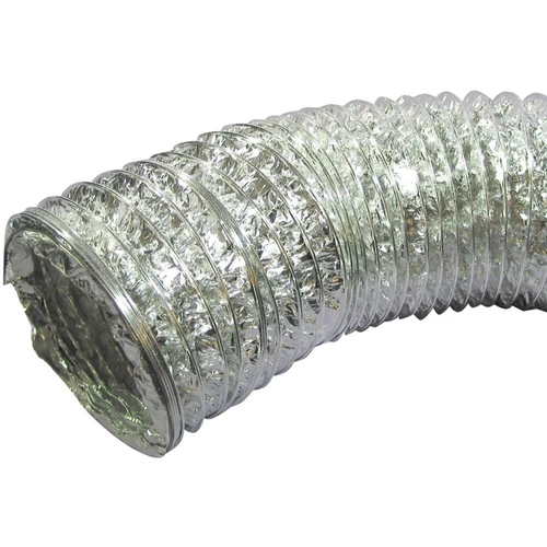 Flexible Aluminum Dryer Transition Vent Duct Hose 4 X 8Ft. With Clamps ...