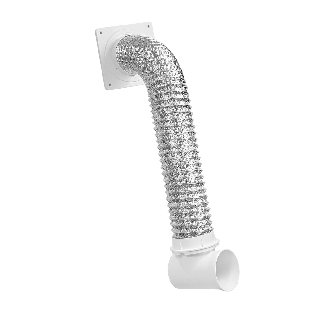 Flexible Aluminum Dryer Vent Hose 90 Degree Elbow with Foil Tape for ...
