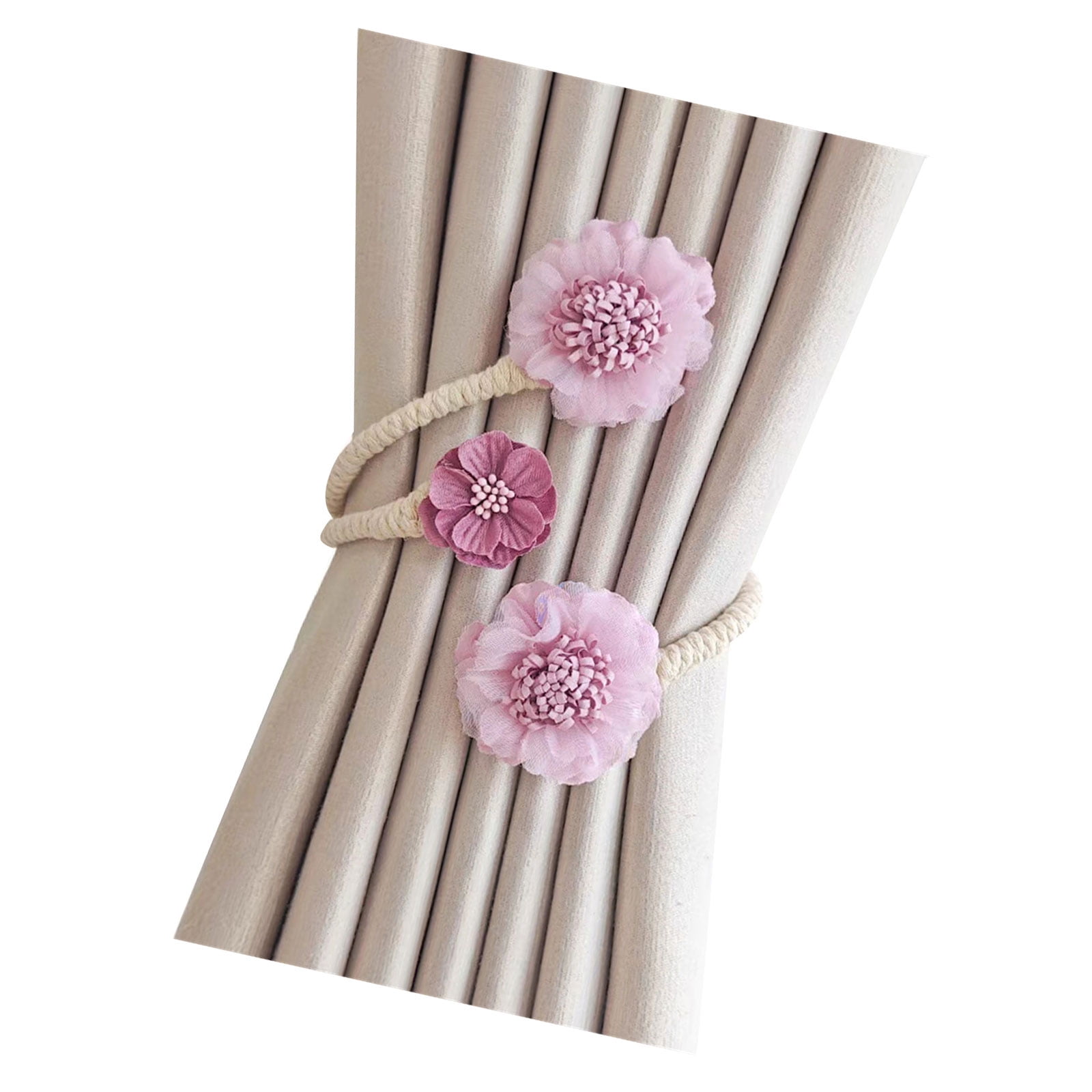 Flexible Artificial Flower Curtain Holdback Tie Not Tool Required for ...