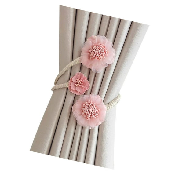 Flexible Artificial Flower Curtain Holdback Tie Not Tool Required for ...