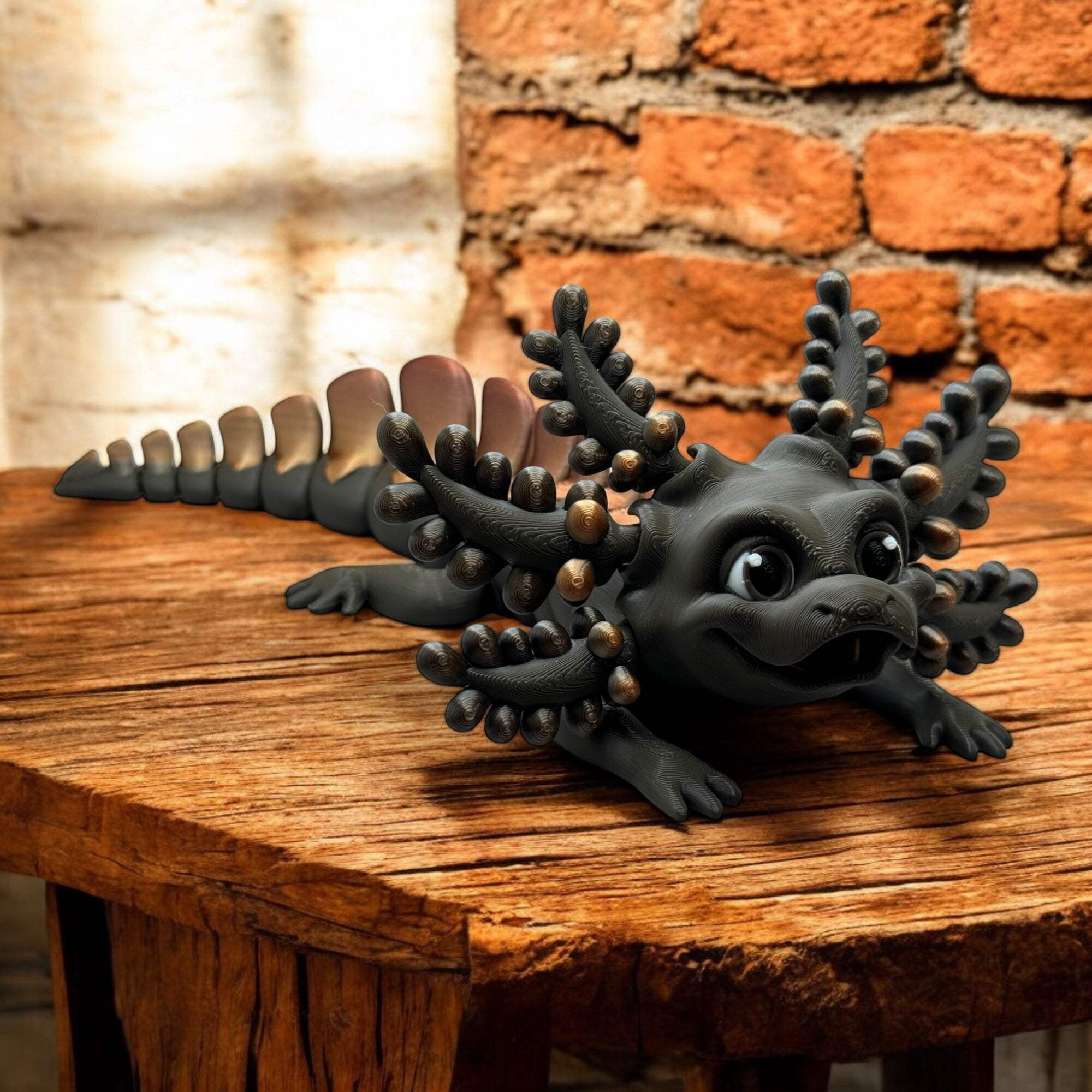 Flexible Axolotl Toy – 3D Printed Sensory Fidget for Adults and ...
