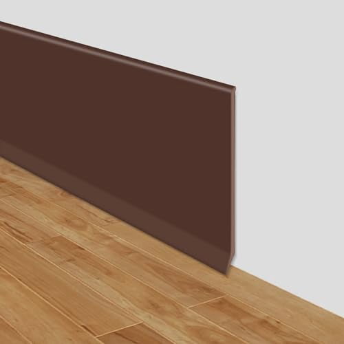 Flexible Baseboard Molding Trim 4 Inch x 20 Feet Self-Adhesive Vinyl ...